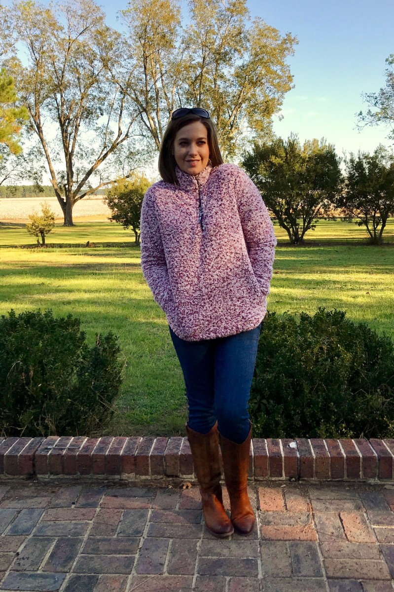 “Pumpkin Weather” Pullover | Biscotti and a Ph.D.
